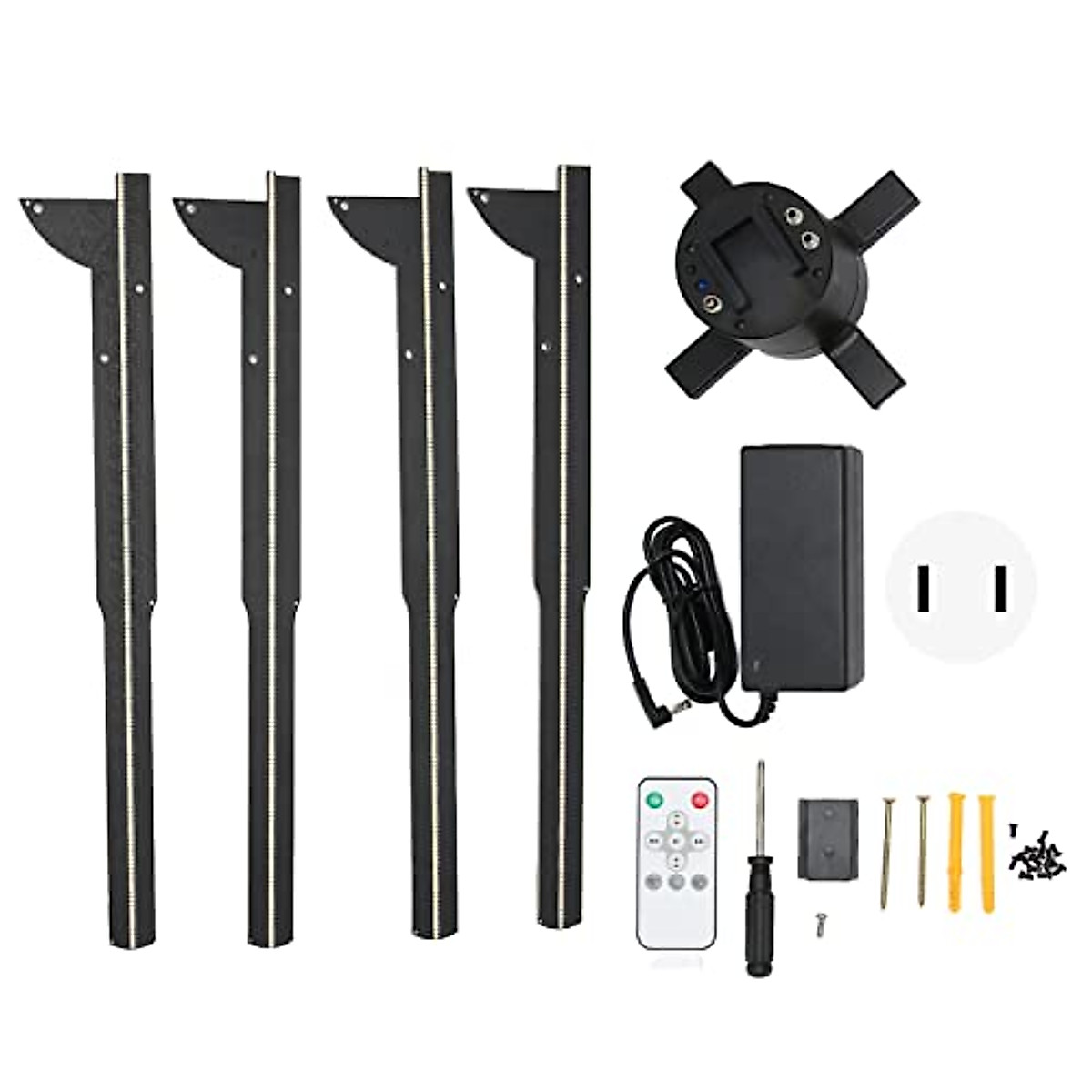 3D Holographic Advertising Machine Holographic Projector Fan 100-240V High Resolution For Shop For Windows For Hospital For Bar For IOS (US Plug)