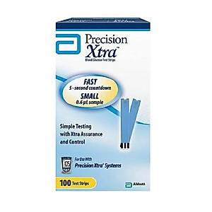 MediSense Precision Xtra Strips - Model 99878-35 - Box of 100