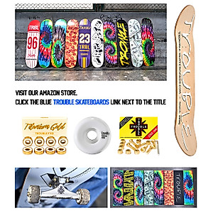 TROUBLE SKATEBOARDS Hardware Tool + Skateboard 1” Black Phillips Skate Hardware (H21)