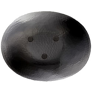 Elegance Oval Bowl, 14.75" x 11", Black/Copper