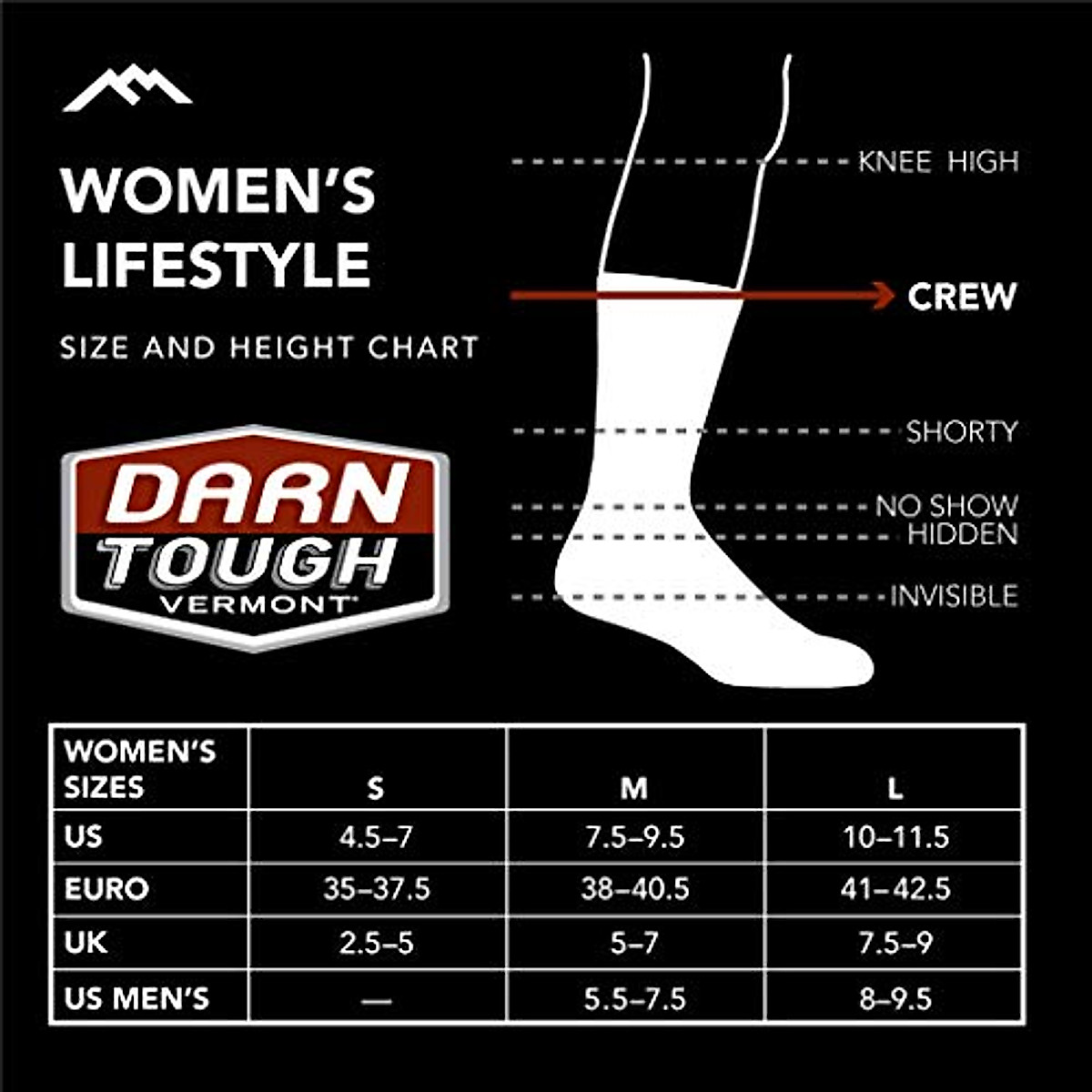 Darn Tough Women's Morgan Crew Lightweight Lifestyle Sock (Style 6039) - Purple, Large