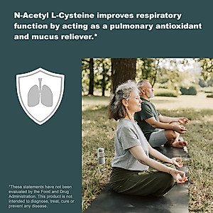 LifeLink NAC (N-Acetyl L-Cysteine) | 600 mg x 120 Capsules | Antioxidant, Anti-Aging, Immunity | Gluten Free & Non-GMO | Made in The USA