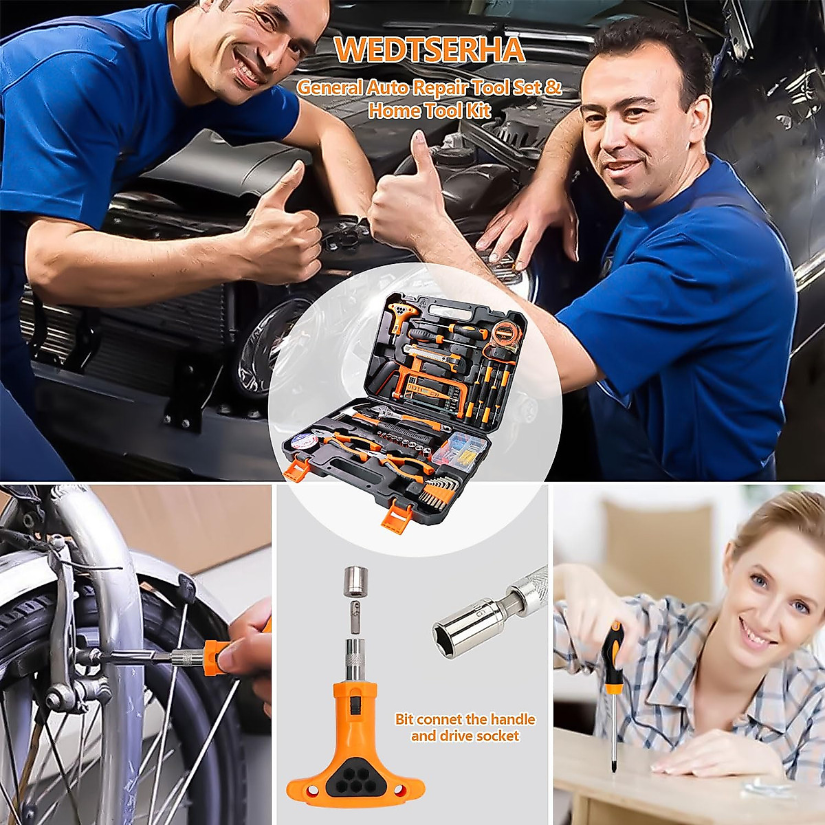 tool kit box set 95pc,Small cordless with power drill bit,Car Tools kit or Portable Case,Thanksgiving Day Travel electric drill ToolKit，Handyman Repair for home Men/Women tools Gifts