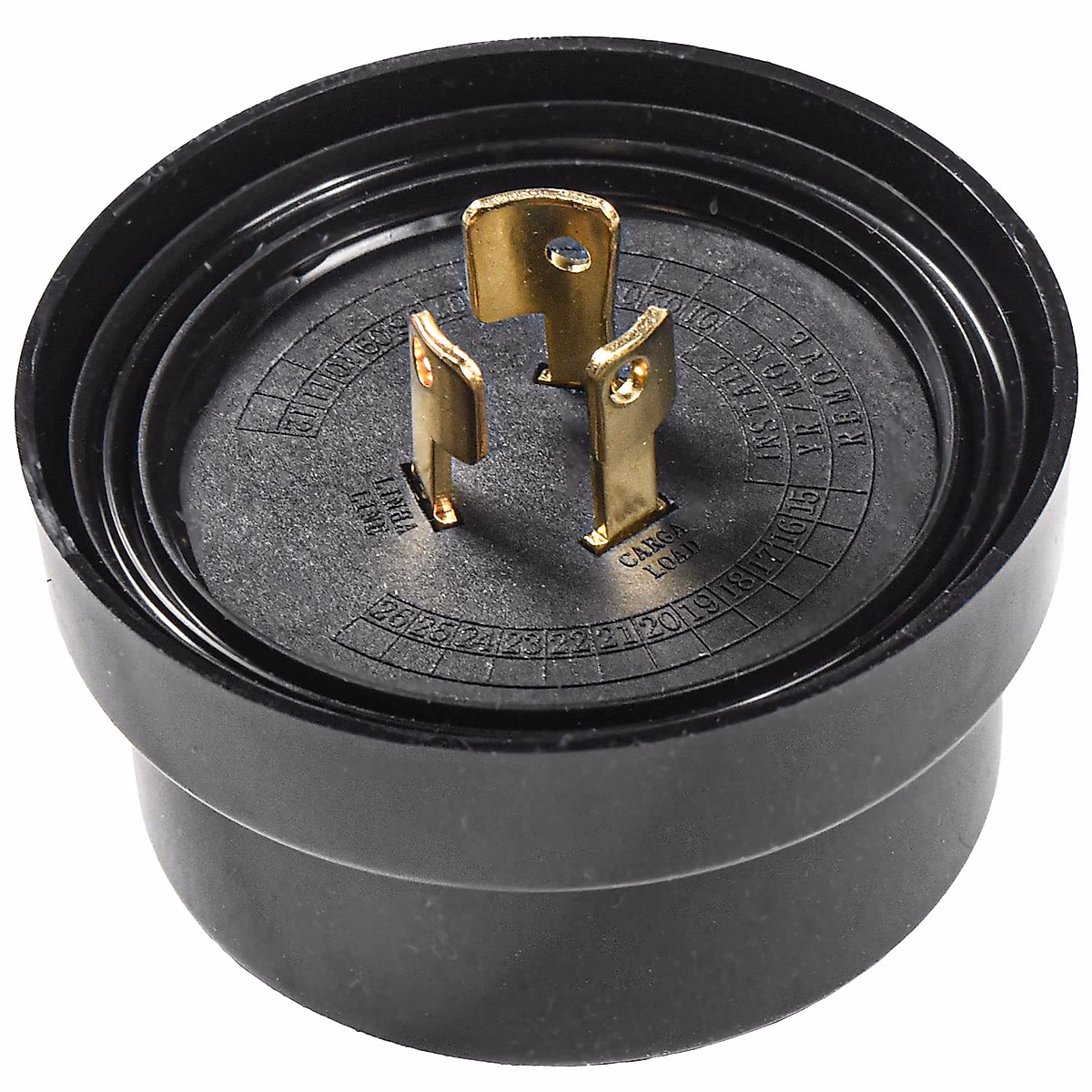 HQRP 2-Pack Photocell Sensor Shorting Cap Outdoor Light Photoelectric Switch Short Circuit Cap Twist Lock Plug for Led Garage Light, Outdoor Pole Light, Landscape Lightening etc.