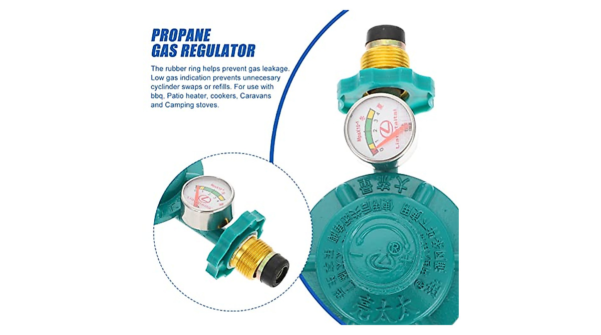 Totority Propane Regulator for BBQ, Campers & Outdoor Use