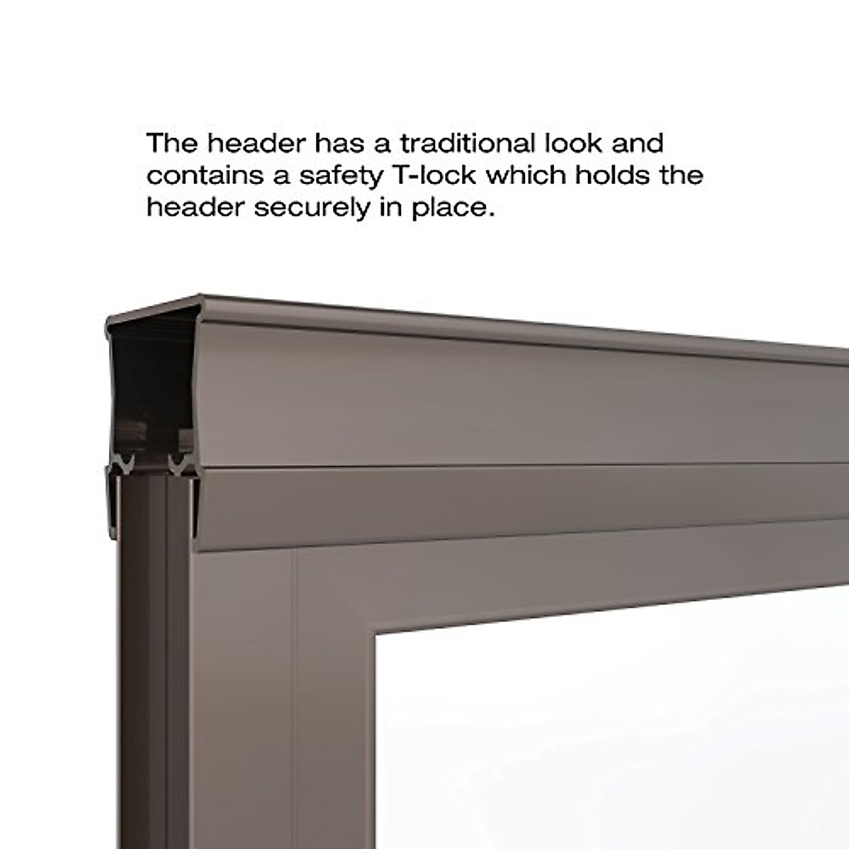 Basco Deluxe Framed Sliding Shower Door, Fits 45-47 inch opening, Obscure Glass, Oil Rubbed Bronze Finish