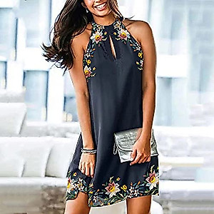 Vestidos para Playa Dresses Slip Dresses for Women Black Dresses with Long Sleeves Sleeveless Summer Dress with Pockets Black Dress Homecoming Cold Shoulder Dress Vestidos de Mujer rojos Cortos