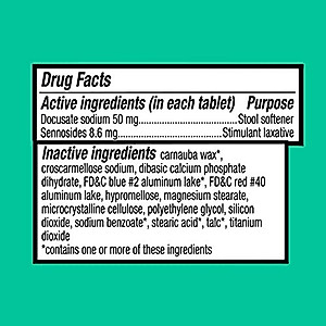 Equate - Stool Softener with Stimulant Laxative, 240 Tablets