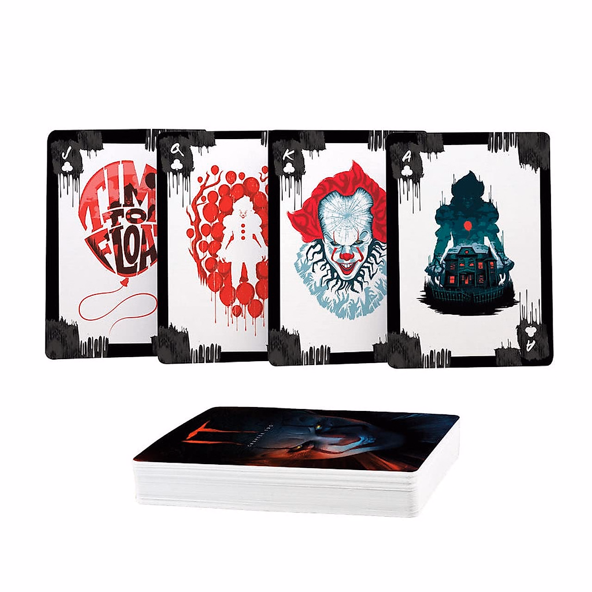 AQUARIUS IT Playing Cards - IT Movie Themed Deck of Cards for Your Favorite Card Games - Officially Licensed IT Merchandise & Collectibles - Poker Size with Linen Finish