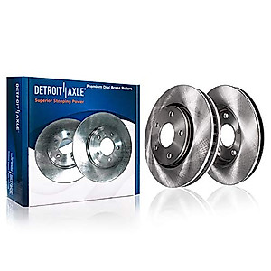 Detroit Axle - Brake Kit for Ford Fusion Lincoln Zephyr MKZ Mazda 6 Mercury Milan Replacement Disc Brake Rotors Ceramic Brakes Pads Front and Rear