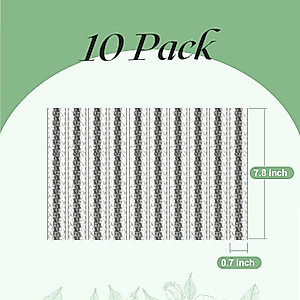 FameFame 10Pack Confetti Wands, Tissue Paper Flick Flutter Sticks for Wedding Celebrations, Anniversary, Birthday Party, Colorful, 7.8inch Confetti Popper