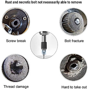 Gifts for Men and Women, Damaged & Stripped Screw Extractor Kit Set, Cool Gadgets Gifts for Men and Women, A HassleFree Broken Bolt Extractor and Screw Remover Set HSS 6542 (68 HRC)