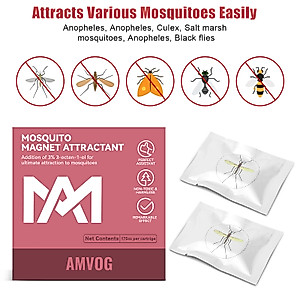 AMVOG Mosquito Magnet Octenol for Bug Zapper | Octenol Lure for Replacement | 2 Pack