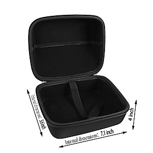 Hermitshell Hard Travel Case for TOP Vision T21 4000L / H o m p o w T20 5500L / DBPOWER L12 3000L， RD820 3500 Lux，PJ0711 2800Lux Mini Projector