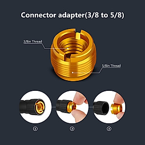 Neewer Universal 45MM Microphone Shock Mount for 43MM-46MM Diameter Condenser Mic (Black)