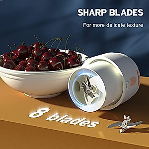 Portable Blender, Mini Blender For Shakes and Smoothies, Personal Blender USB Rechargeable