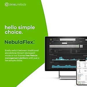 ZYXEL 48-Port Gigabit Ethernet Smart Switch (GS1920-48V2) - Managed, 4x SFP, Rackmount, Limited Lifetime Protection
