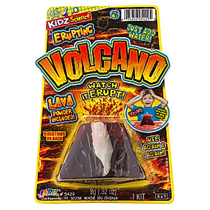 2CHILL Kidz Science Erupting Volcano Toy (12 Volcano Toys). Science Kits Lab Experiment Preschool Learning like STEM Toy for Kids. Fun Volcano Beaker Party Favors Birthday Gifts Easter Basket.5429-12p