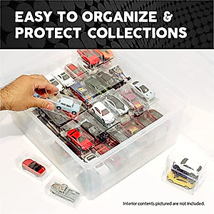 Eichi-W Collection 164 Protector Cases Race Track Diorama Design Lot of 20 Protective Case for Hot Wheels and Matchbox Collectors EWC854030XX20