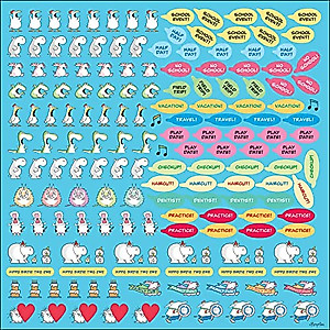 Sandra Boynton's My Family Calendar 17-Month 2023-2024 Family Wall Calendar