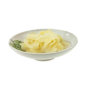 YUHO Pickled Sushi Ginger 24 Oz Japanese White Gari Sushi Ginger Fat Free, Sugar Free, Kosher, BRC, No MSG, Low cal – 2 Jars of 12 oz