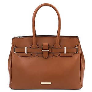 Tuscany Leather TL Bag - Leather handbag - TL142174 (Black)