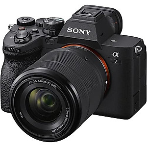 Sony Alpha 7 IV Full Frame Mirrorless Camera with 28-70mm Lens + Deluxe Carrying Case + Cleaning Cloth + Sandisk 128GB SD Card- Sony Zoom Lens 4K 60p Video Professional Accessory Kit