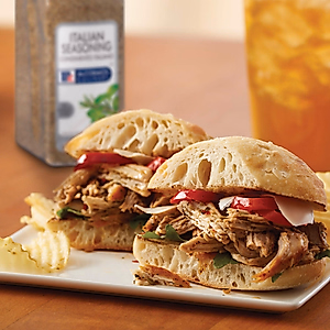 McCormick Culinary Italian Seasoning, 6.25 oz - One 6.25 Ounce Container of Italian Seasoning Blend for Mediterranean Cuisine, Perfect for Pasta Sauces, Meatballs, Pizza, Soups, Chicken and More