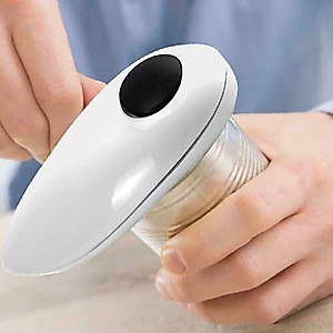Yinuoday Electric Can Opener with Manual Bottle Opener Battery Operated Handheld Can Opener Smooth Edge Automatic Can Opener for Most Sized Cans