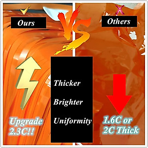 Orange Foil Fringe Curtain Tinsel Party Backdrop for Halloween Party Decorations Fall Thanksgiving Decorations Birthday Wedding Engagement Bridal Baby Shower Bachelorette Photo Booth Props - 2 Packs