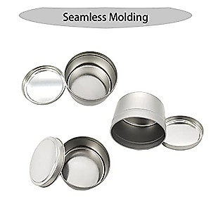 PMCDS2G 24PCS Candle Tins 8oz for Candle Making - Natural Silver, Candle Making Supplies