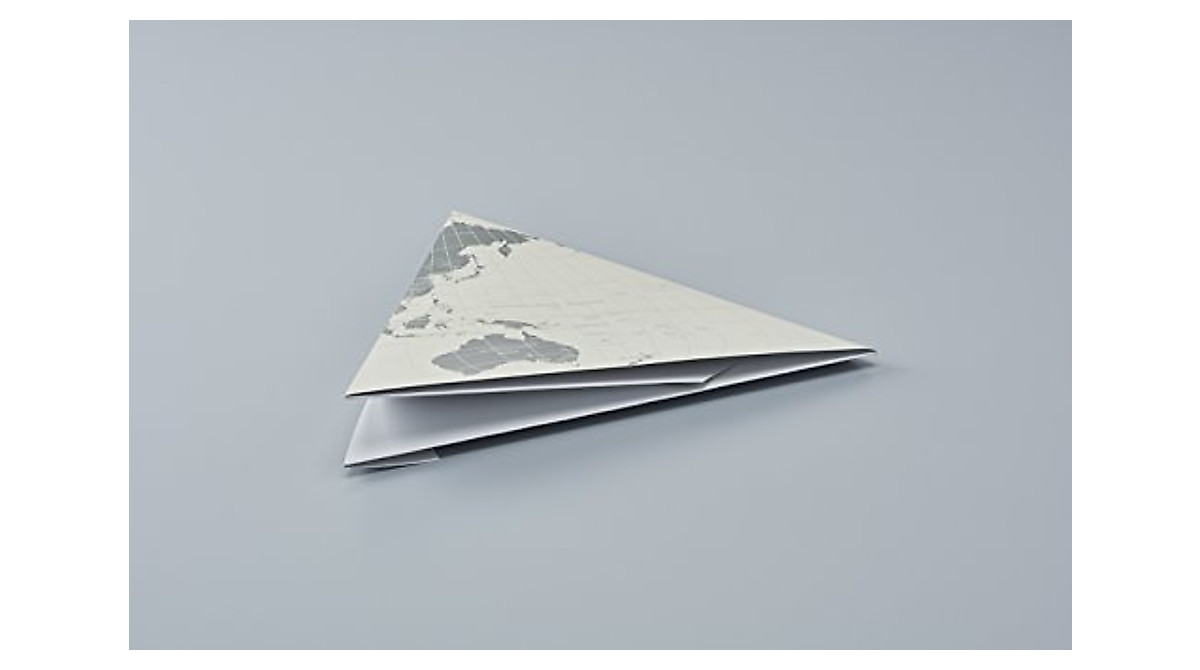 Authagraph World Map - Unique Tetrahedron Design