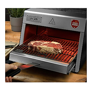 The Otto Grill Pro, Infrared Steak Grill from Otto Wilde, 1500°F in 3 Minutes, Integrated Grill Drawer, 100% Stainless Steel