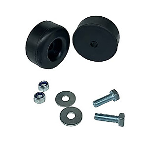 Sellerocity Brand 2 Pack Extreme Heavy Duty Rubber Foot (Feet) Pads Anti Vibration Isolator 1" X 2.5" For Use On Pressure Washers, Generators, Compressors