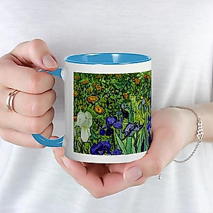 CafePress Van Gogh Irises, St. Remy Mugs Ceramic Coffee Mug, Tea Cup 11 oz