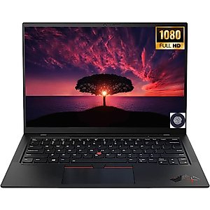 New Lenovo ThinkPad X1 Carbon Gen 9 Business Laptop, 14" FHD IPS 400 nits Display, Intel Core i7-1185G7, Windows 10 Pro, 32GB RAM, 1TB SSD, USB-C, Backlit Keyboard, Fingerprint Reader