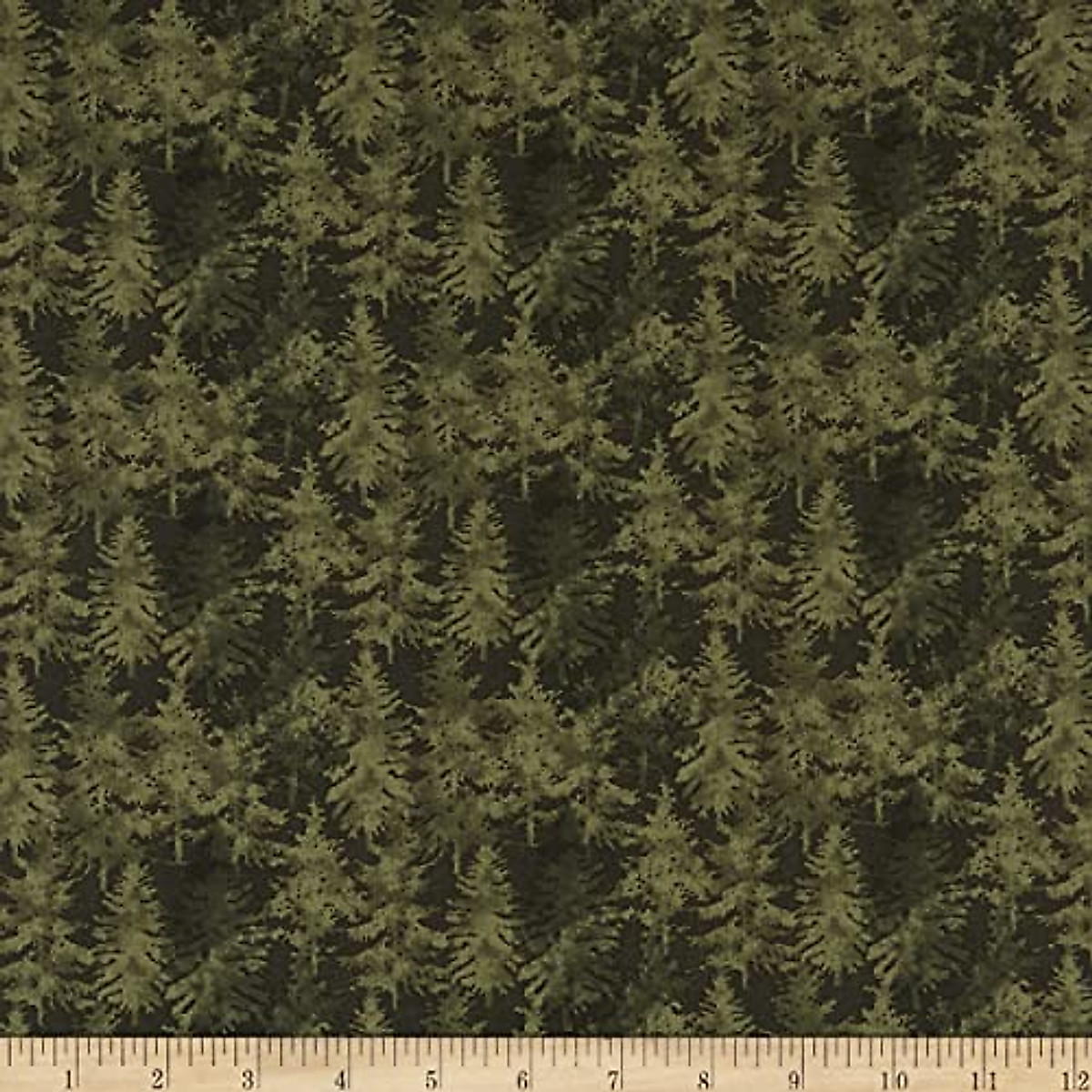 Riley Blake Designs Riley Blake Nature's Window Trees Fabric, Forest