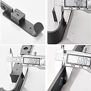 JERRY&RAIN Folding Collapsible Clothes Drying Rack Wall Mount Hanger Dtorage Laundry Room Organizer Space Aluminum Black