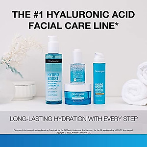 Neutrogena Hydro Boost Eye Cream, Under-Eye Moisturizer with Hyaluronic Acid, Fragrance Free and Non-Comedogenic, 0.5 Oz