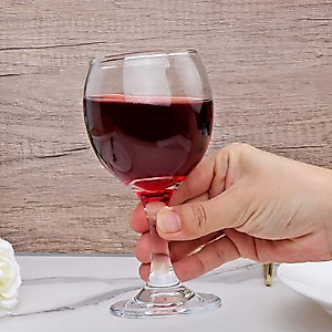 Cadamada Wine Glasses,6oz White Wine Goblets,for Red or White Wine, High-end Banquets, Parties, Bars, Weddings, Gifts (16 pcs)