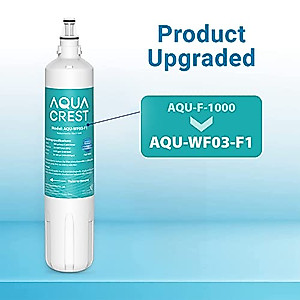 AQUA CREST F-1000,F-2000 Under Sink Water Filter, Model No.AQU-WF03-F1, Replacement for F-1000,F-2000 and AquaPure AP Easy C-Complete, Pack of 3