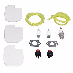 Fdit 530057925 Air Filter Fuel Line Kit, Air Filter Spark Plug Fuel Line Primer Bulb Replacement Kit for P3314 P3314WS P3314WSA