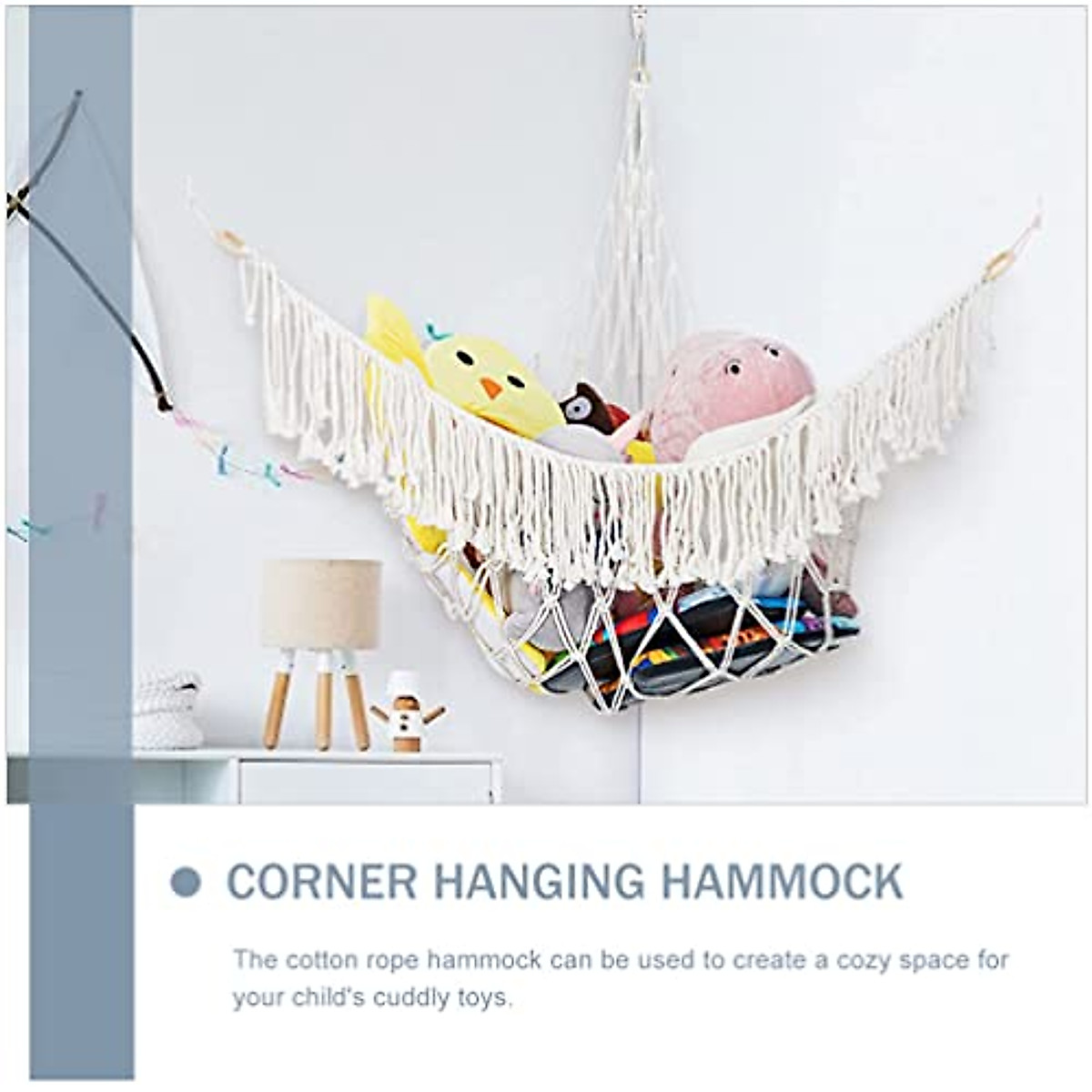 BESPORTBLE Stuffed Animals Toys Toys Toys Stuffed Animal Toy Hammock Toy Organizer Storage Net Plush Toys Holder Hanging Corner Net for Keeping Rooms Clean Toys Toys Toys Exercise Ball
