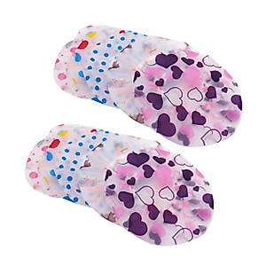 10pcs Shower Hat for Bath Visor for Bath Cap Hair Head Cover Satin Bonnet Wrap Shower Cap Hair Protective Caps Bath Hat Bathing Cap Take a Bath