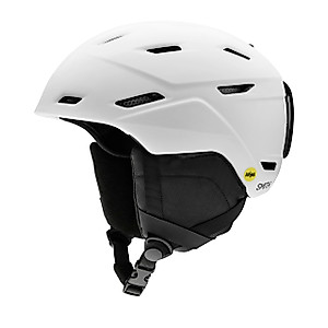 Smith Mission Helmet for Men – Adult Snowsports Helmet with MIPS Technology + Zonal Koroyd Coverage – Lightweight Protection for Skiing & Snowboarding– Matte White, Medium