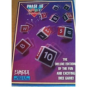 Deluxe Phase 10 Dice