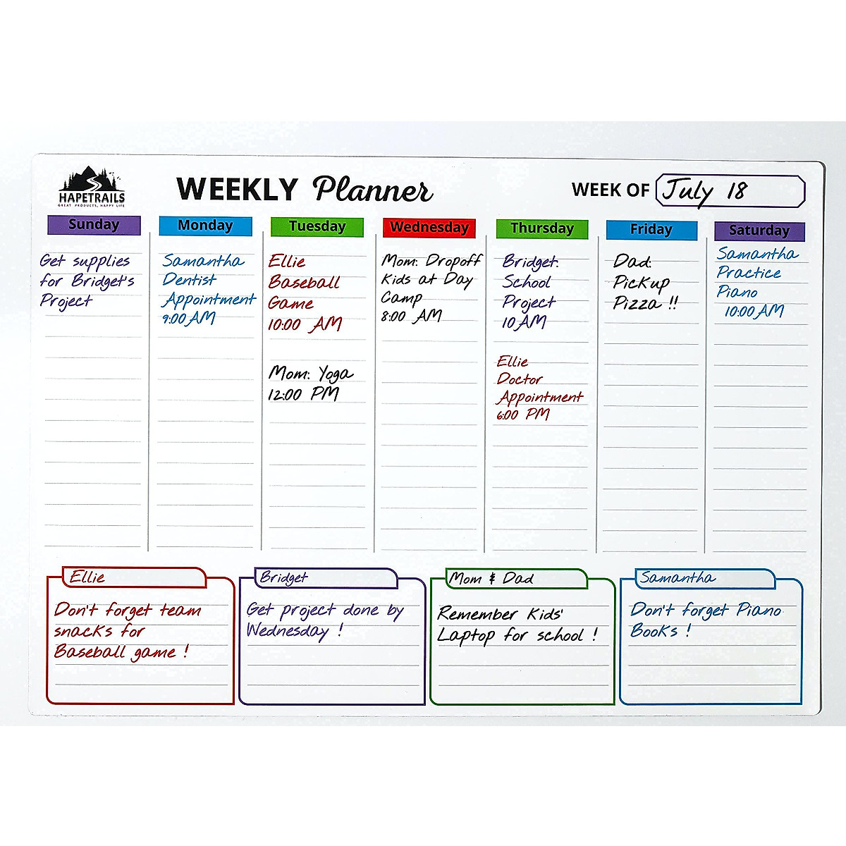 Magnetic Dry Erase Chore Chart for Multiple Kids and Monthly or Weekly Planner Calendar 17x12" Each, Blank Magnetic List, Chores Reward Chart, Good Behavior Chart, Kids Home Magnetic Chore Chart, Kids Multiple Kids, Schedule Board for Kids (Chore Chart an