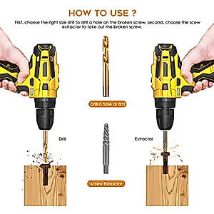 ENTAI 49-Piece Bolt Extractor Screw Extractor Set, with 13-Piece Bolt Extractor Set, 16-Piece Drill Bit Set, 19-Piece Multi-Spline Screw Extractor Set and 1-Piece Extension, Solid Carrying Case