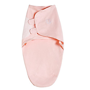 Generic 3 Packs Baby Swaddle Blanket Wrap Set Smiley Love Heart Flamingo Newborn 3-6 Months Infant Breathable Cotton Sleep Sack with Adjustable Wings Swaddle Blanket,Pink,Large