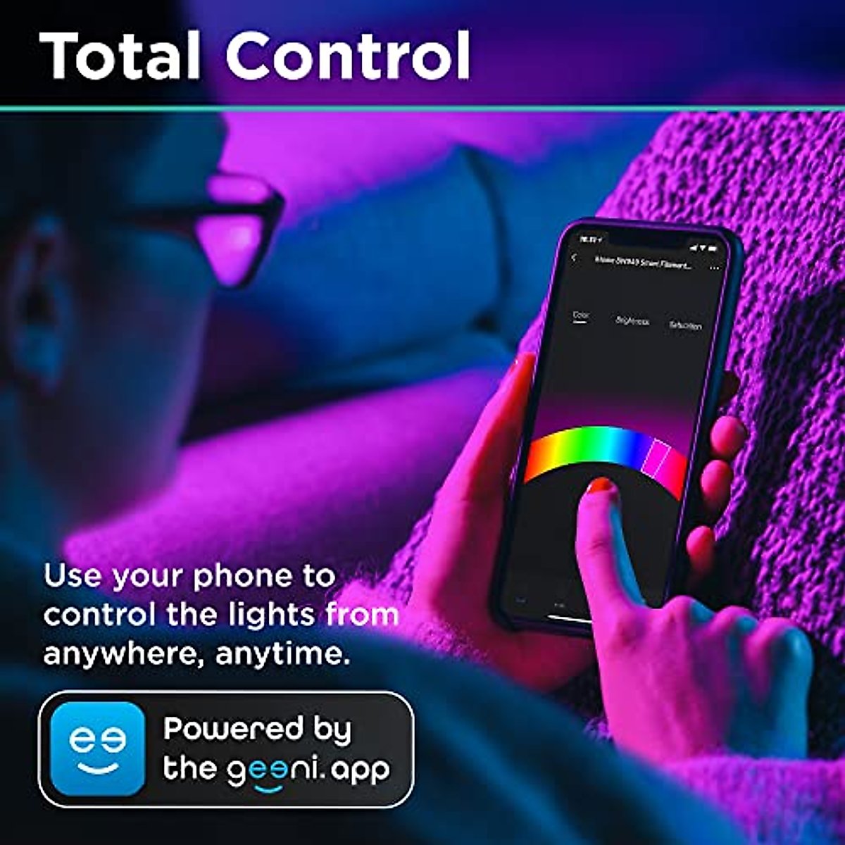 iHome Spectra Smart Spiral Edison RGBW Multicolor LED Light Bulb, G25/E26, 440 Lumens, 5.5W (40W Equivalent), Tunable and Dimmable Color Changing WiFi Smart Bulb, Works with Alexa and Google Home